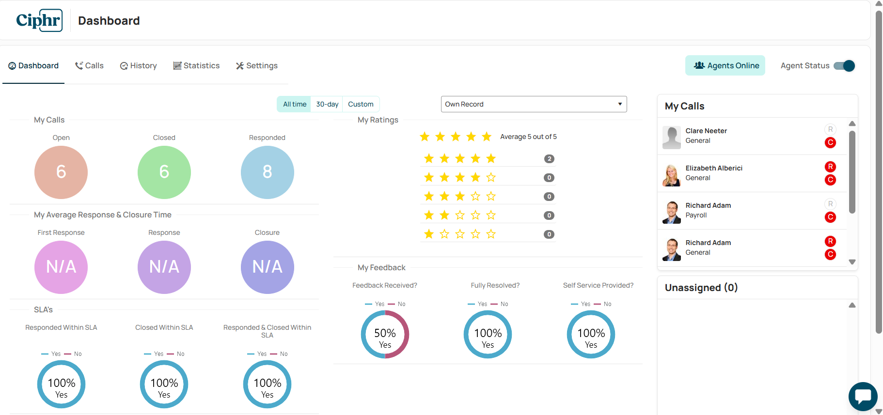 Live chat portal configuration – Ciphr
